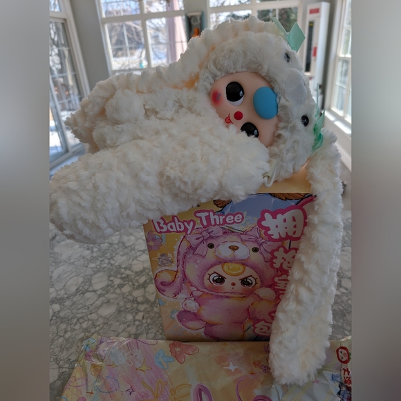 Baby Three | Accessories | Baby Three Hugging Baby Backpack Plush ...